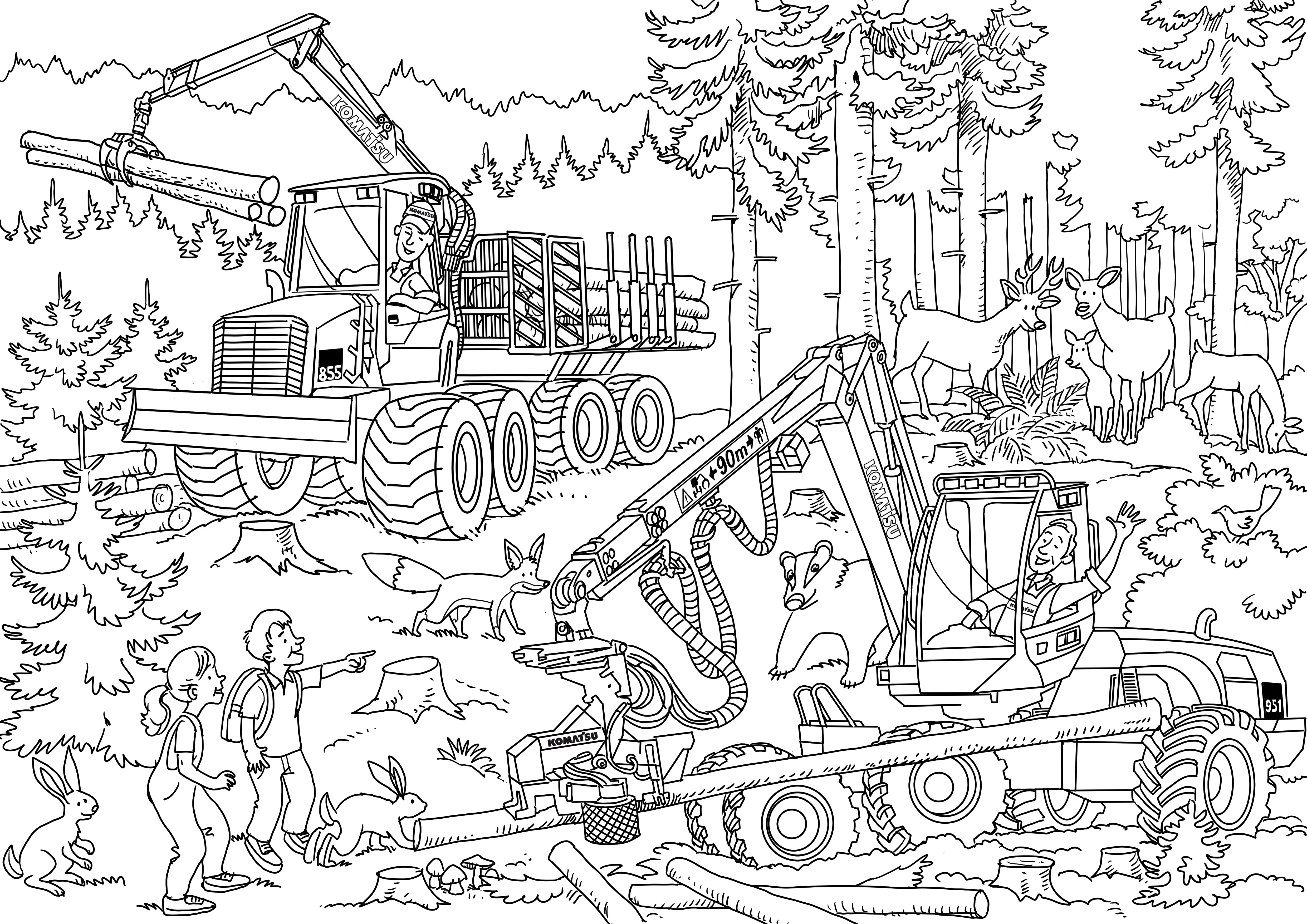 forwarder coloring pages