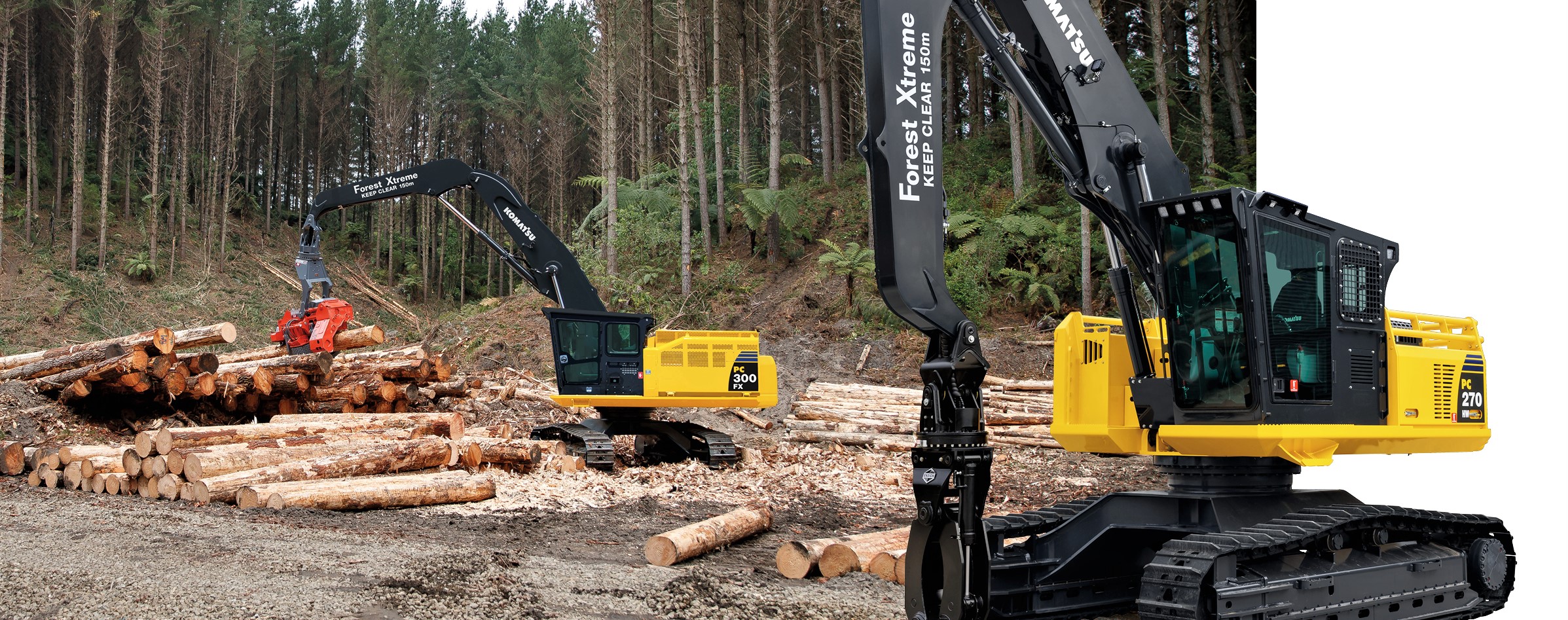 Komatsu Forestry Excavators